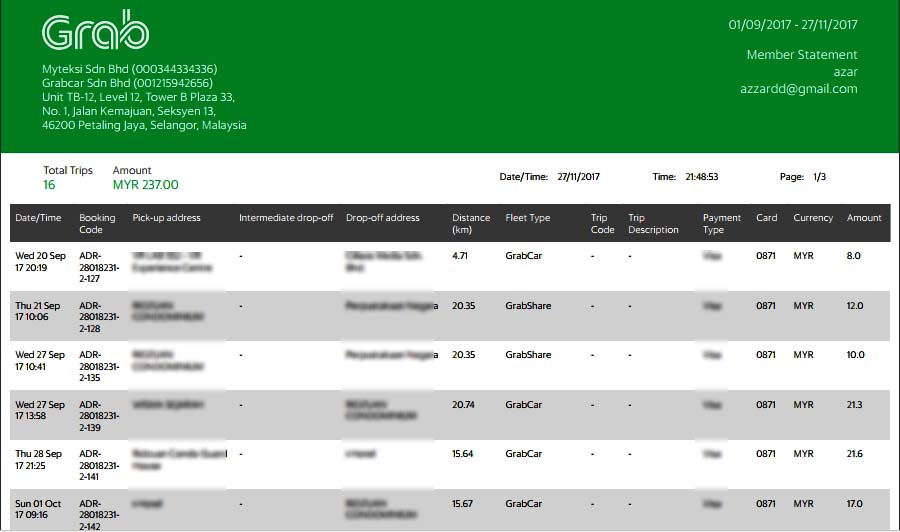 Lagi ramai orang guna Grab berbanding servis lain? Mungkin ini sebab ...