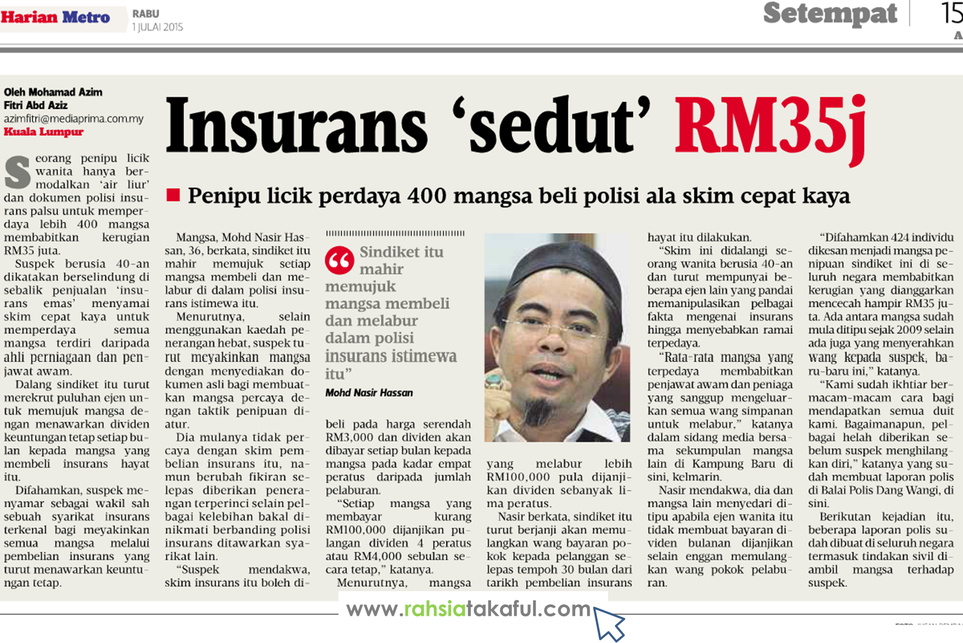 6 cara korang TAK SANGKA ejen insurans dilatih untuk jual insurans kat ...