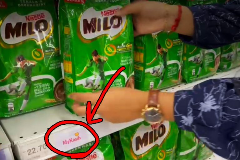 Ada nampak label MyKasih ni masa beli belah? Ini tujuannya.