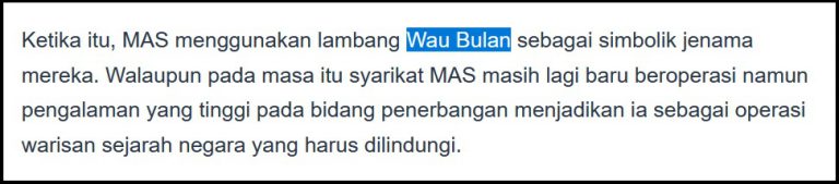 Misteri logo Malaysia Airlines: Wau bulan, atau benda lain sebenarnya?
