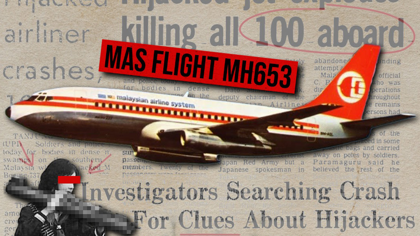 [INFOGRAFIK] Rampasan Pesawat MAS653 yang mengorbankan 100 nyawa