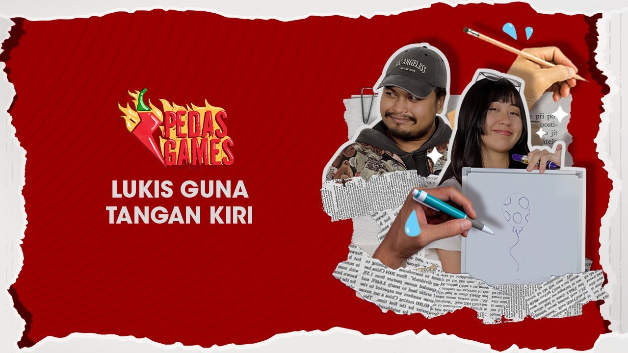 [Pedas Games] Lukis Guna Tangan Kiri